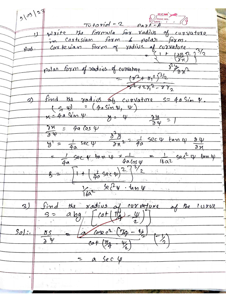 Tutorial Sheet 2 | PDF