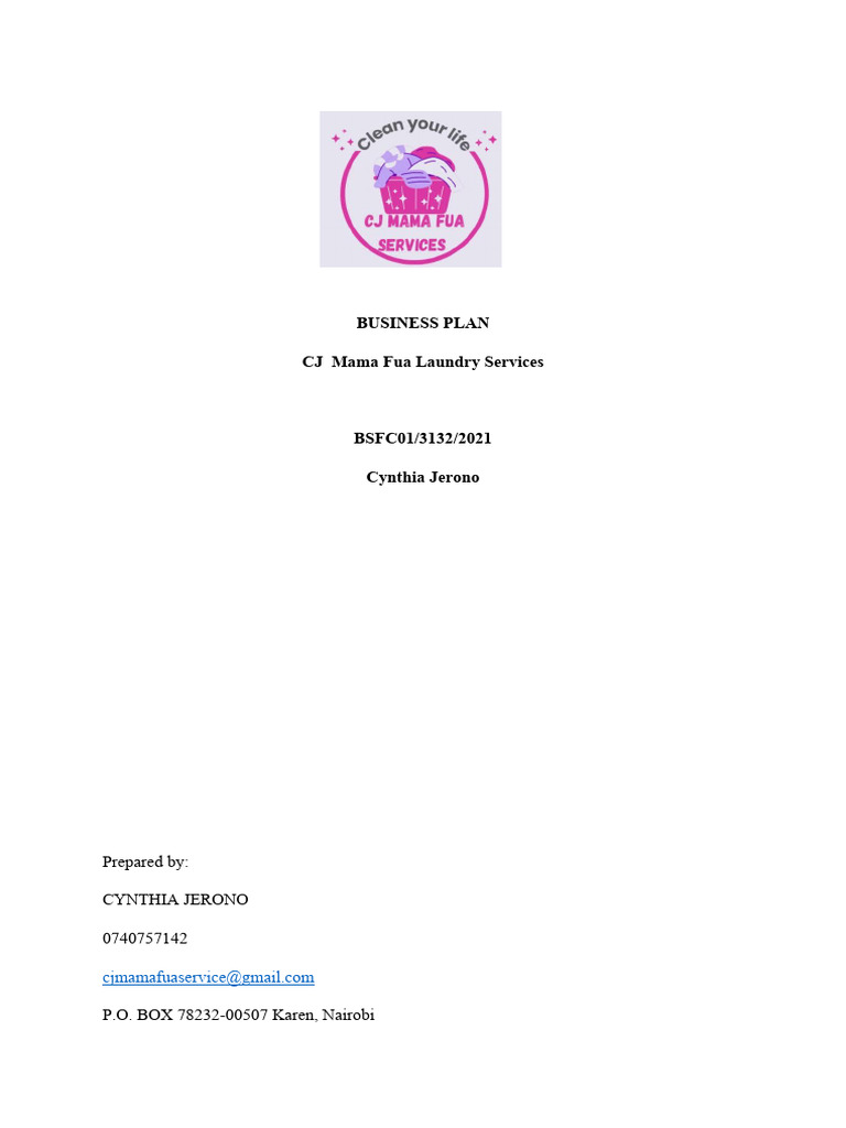 Cynthia Business Plan | Download Free PDF | Pricing | Demand