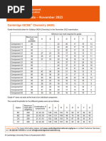 Cambridge Igcse English First Language 0500 Grade Threshold Table | PDF ...