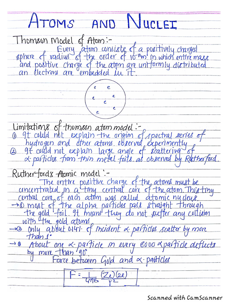 8.atom and Nuclei | PDF