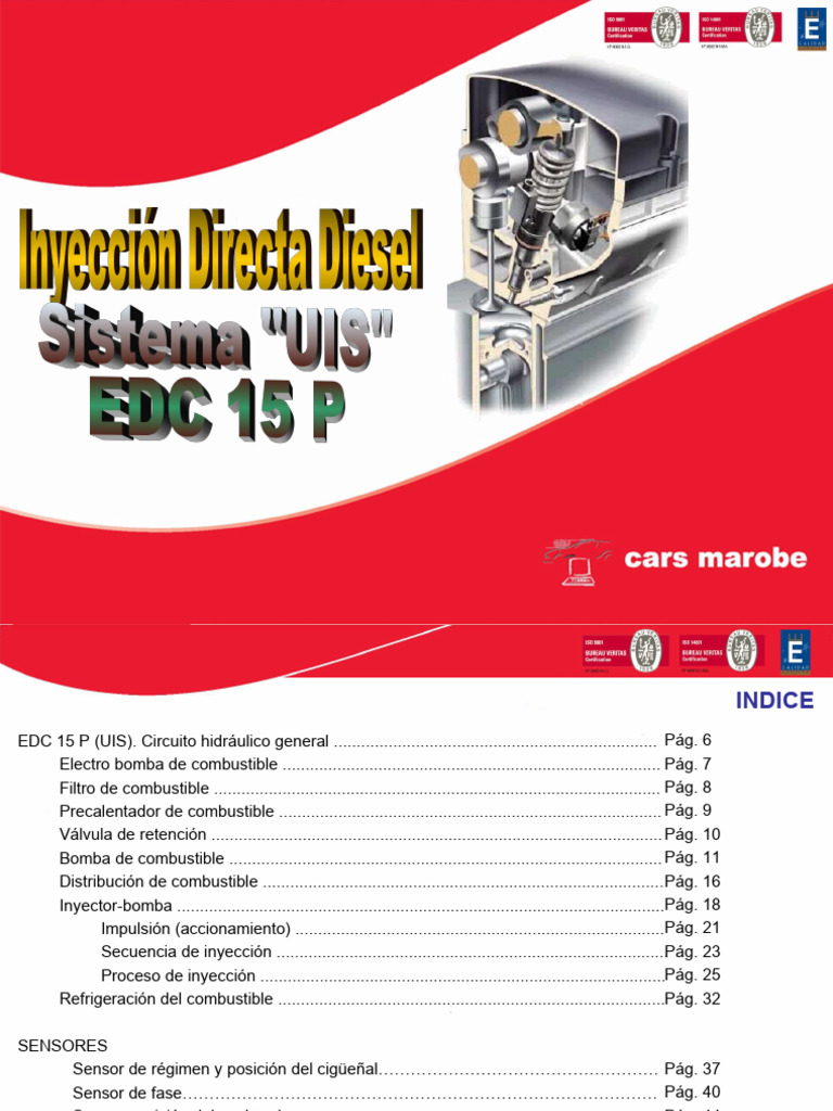 Edc15 P - Uis | PDF | Inyección de combustible | Refrigeración