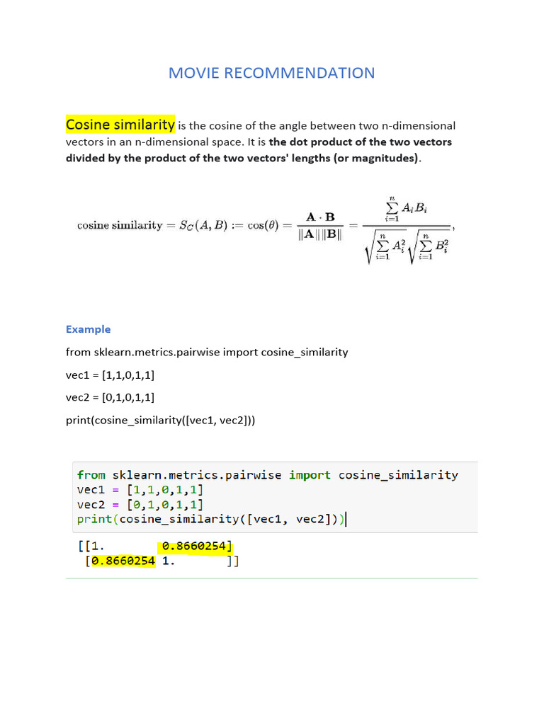 PRJ Movie Recommendation Data Science.. | PDF | Computing | Applied Mathematics