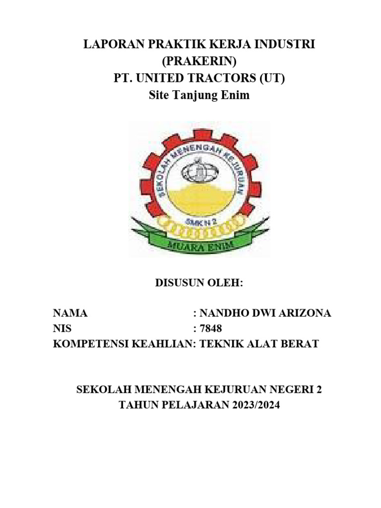 Laporan Praktik Kerja Industri Nandho | PDF