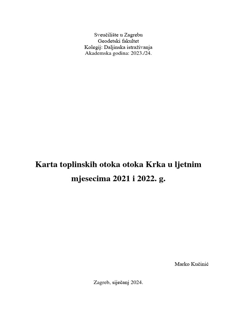 Toplisnki Otoci Otoka Krka | PDF