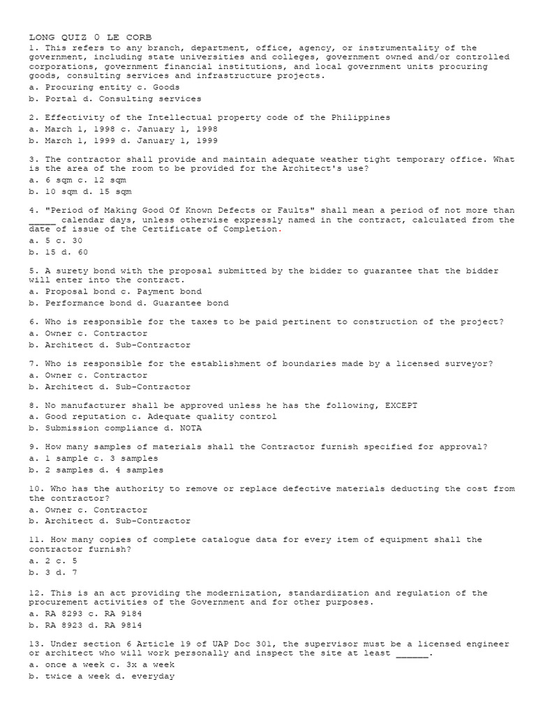 Le Corb Uap Doc 301 Procurement Intellectual | PDF | Employment | Procurement