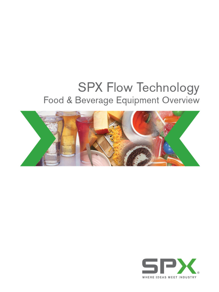 SPX Flow Technology: Food & Beverage Solutions | PDF | Pump | Valve