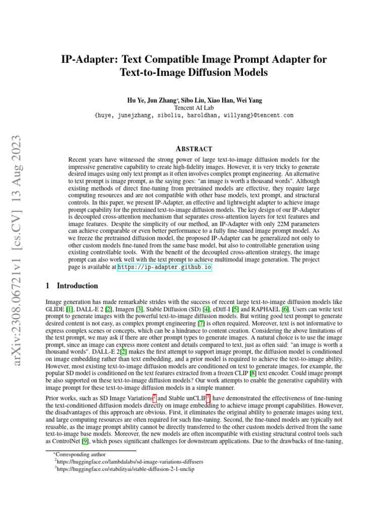 Ip Adaptor | PDF | Machine Learning | Cognitive Science