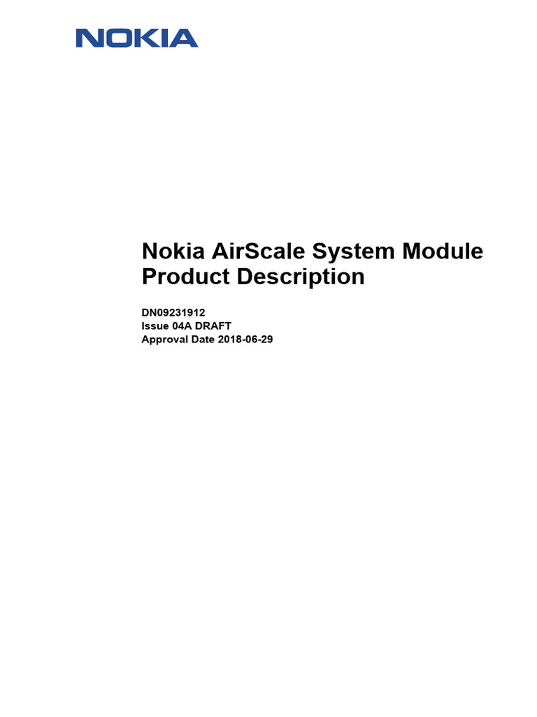 Airscale SM Product Desc | PDF