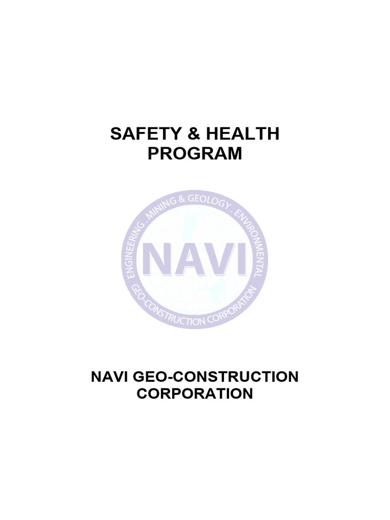 Health and Safety Plan | PDF | Occupational Safety And Health ...