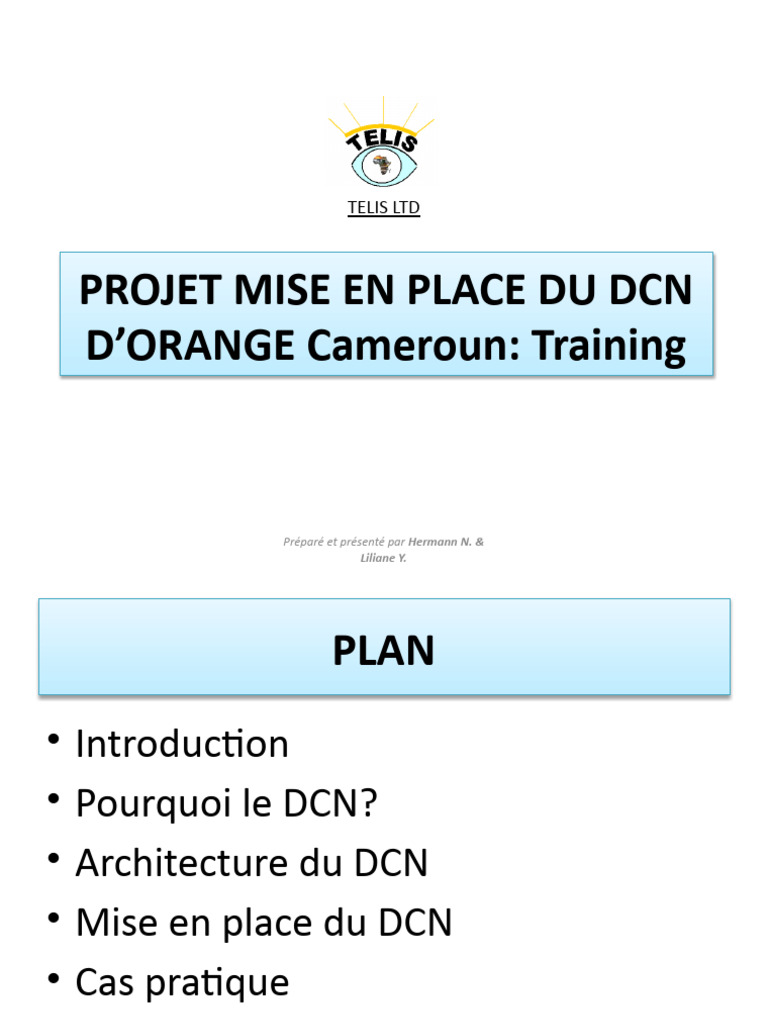 2e Training Sur Le DCN (Data Communication Network) + Pratique | PDF ...