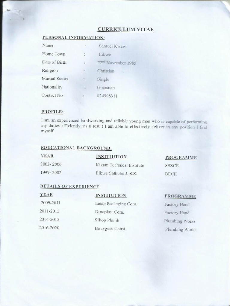 CV | PDF