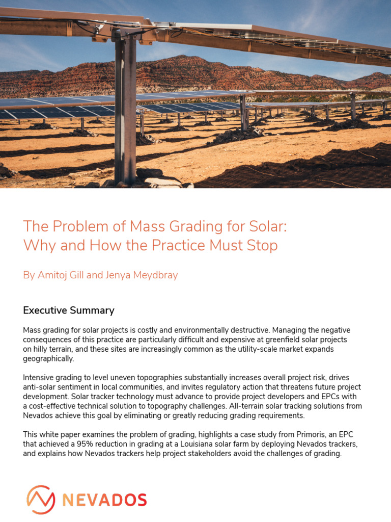 Stop Mass Grading for Solar Projects | PDF | Surface Runoff | Soil
