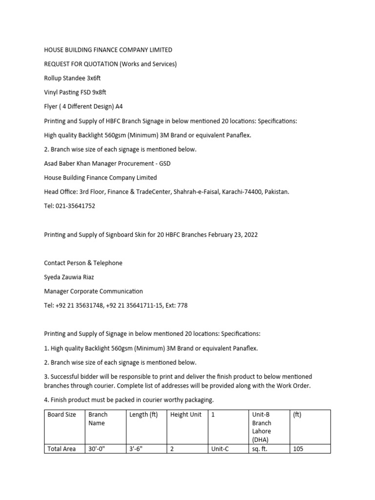 House Building Finance Company Limited | PDF | Service Industries
