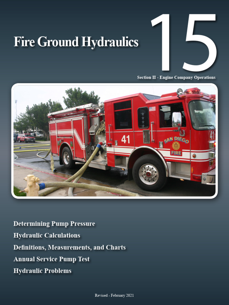 Fireground Hydraulics | Download Free PDF | Pressure | Pump