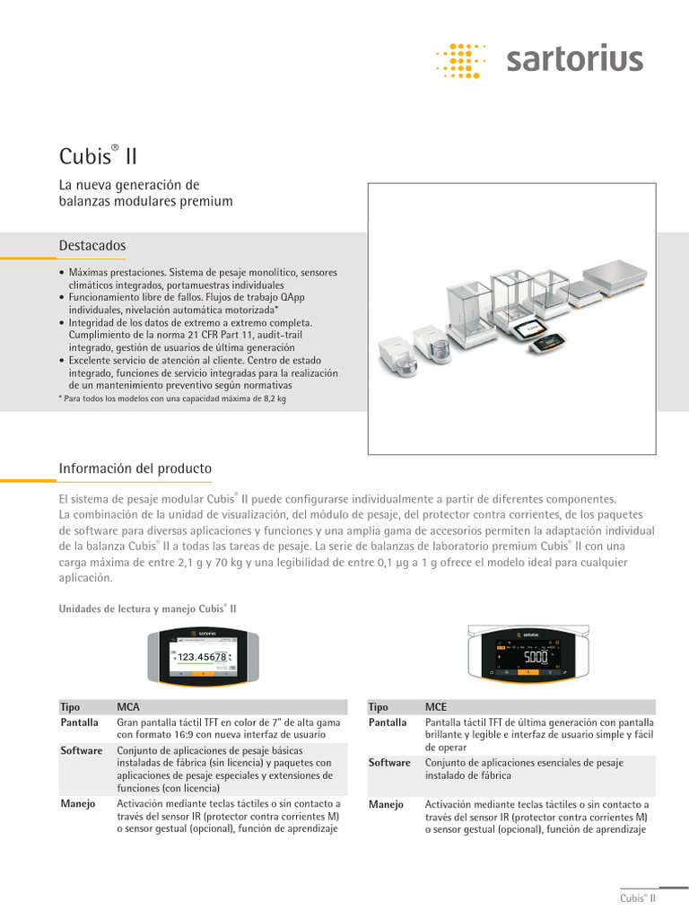 Data Cubis II - Español | PDF | Conector eléctrico | Software de la aplicacion