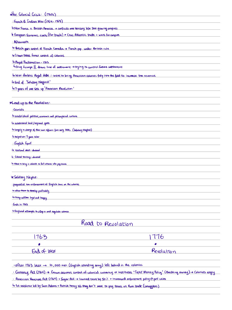 The Colonial Crisis | PDF