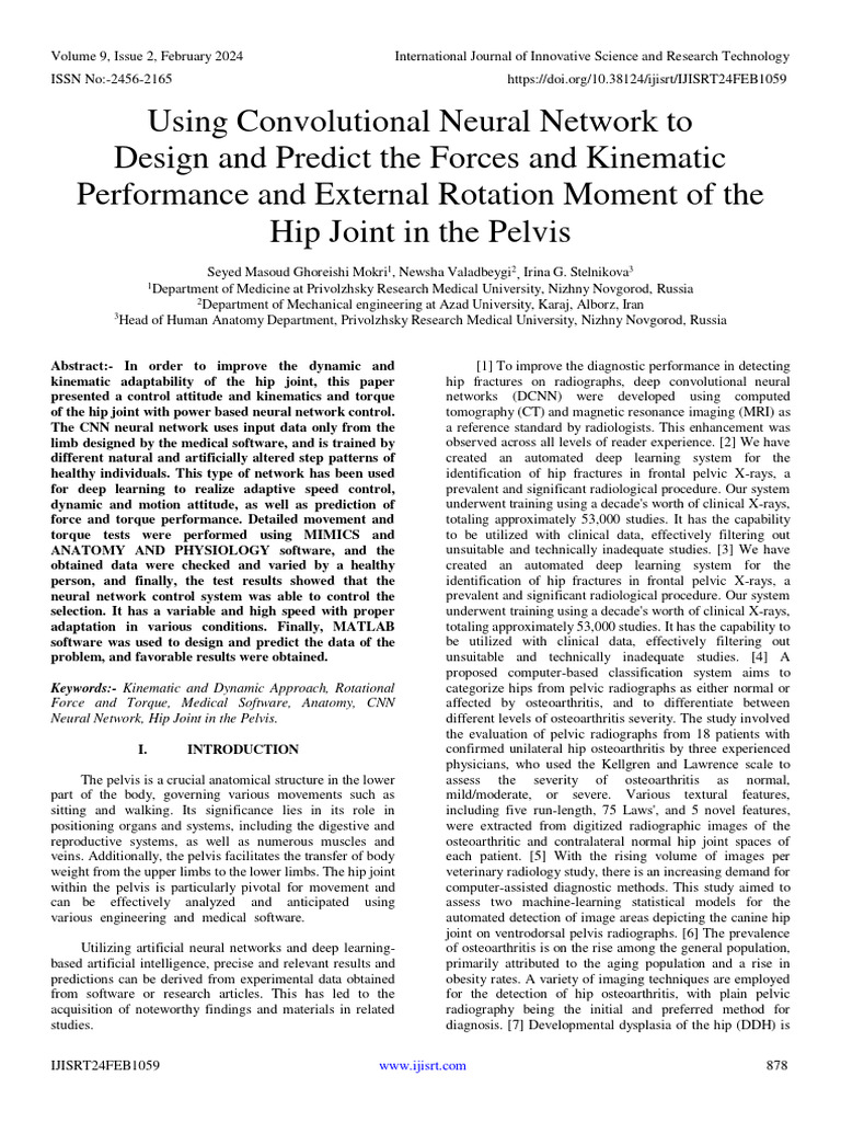 Using Convolutional Neural Network To Design and Predict The Forces and Kinematic Performance ...