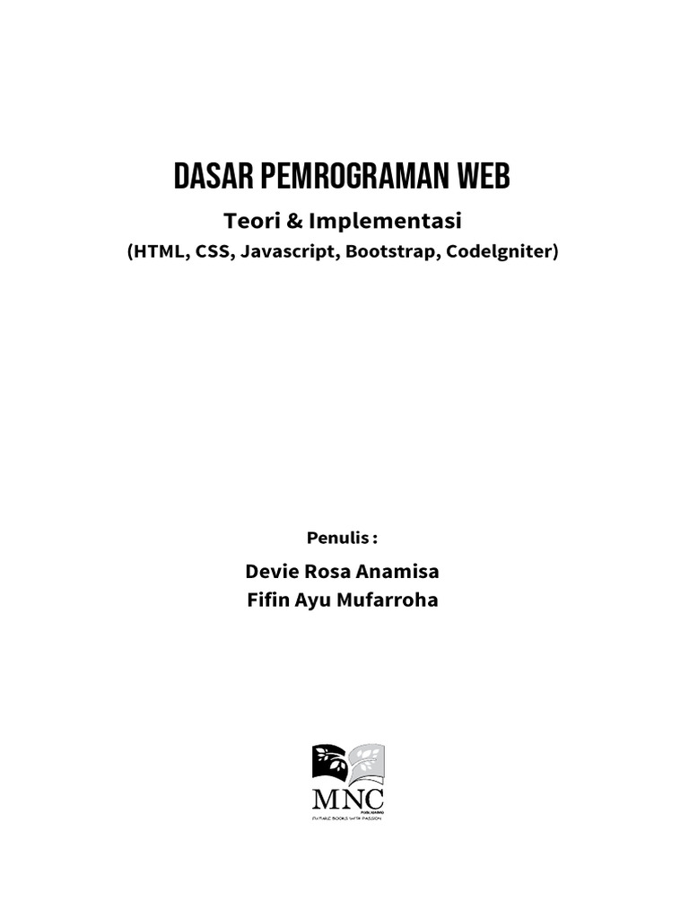 Panduan Pemrograman Web | PDF