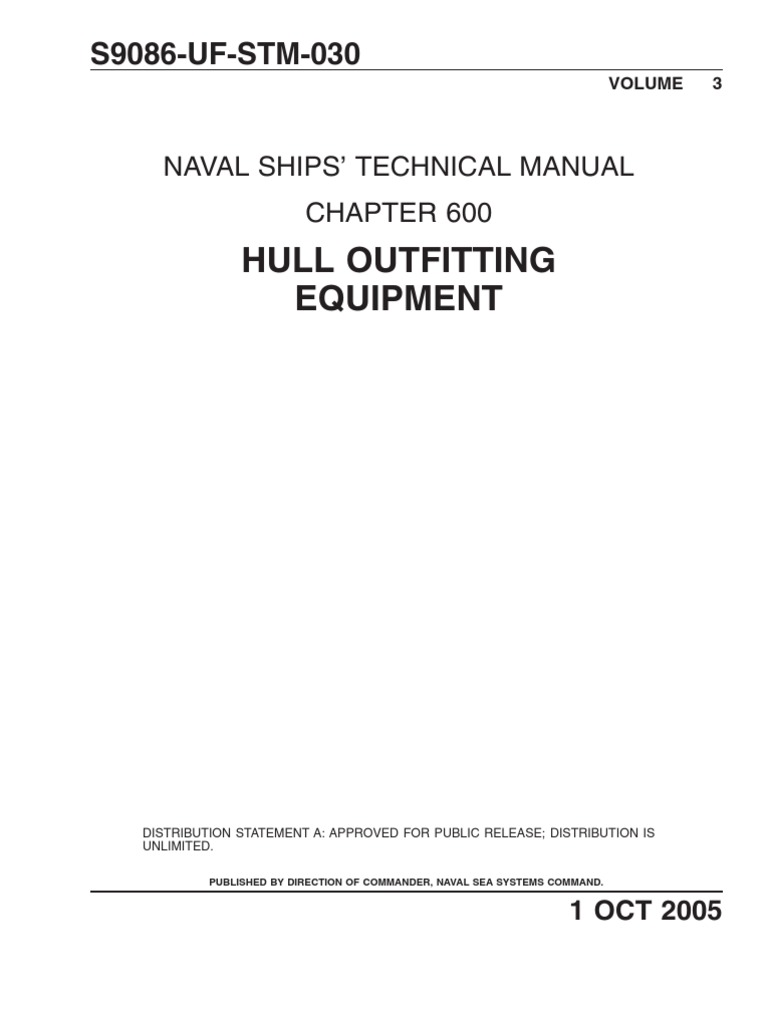 4 Feb 10NAVAL SHIPS' TECHNICAL MANUAL 600 | PDF | Structural Load | Window