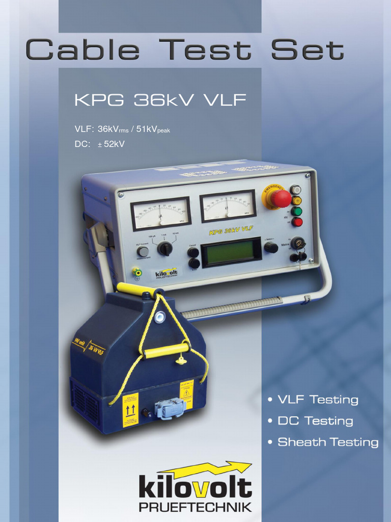 KPG 36kV VLF en V22a | PDF | Usb | Electromagnetism