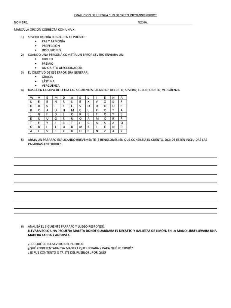 Trabajo Práctico Un Decreto Incomprendido | PDF