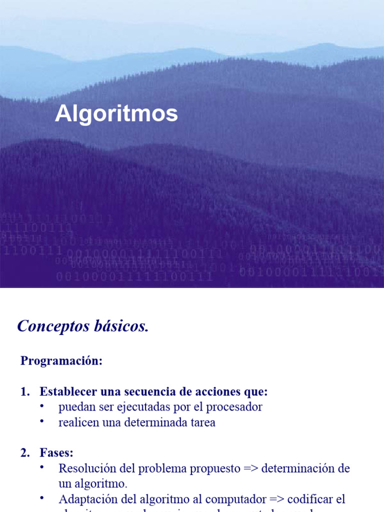 Algoritmos | PDF | Algoritmos | Lenguaje de programación