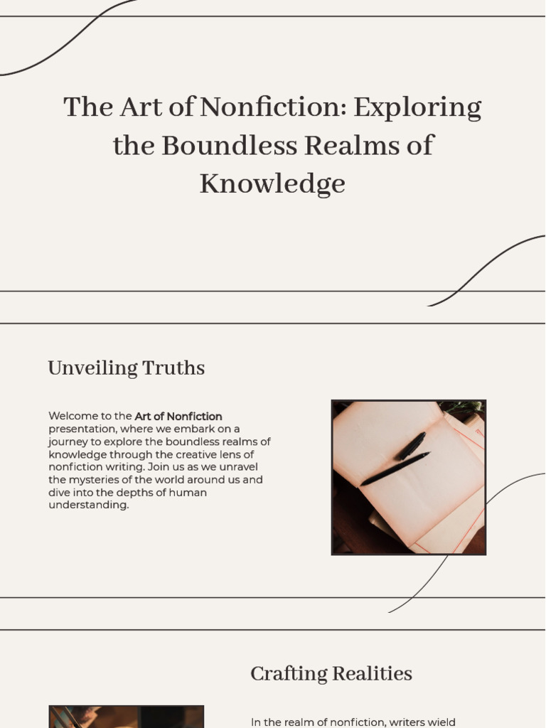 Wepik The Art of Nonfiction Exploring The Boundless Realms of Knowledge ...