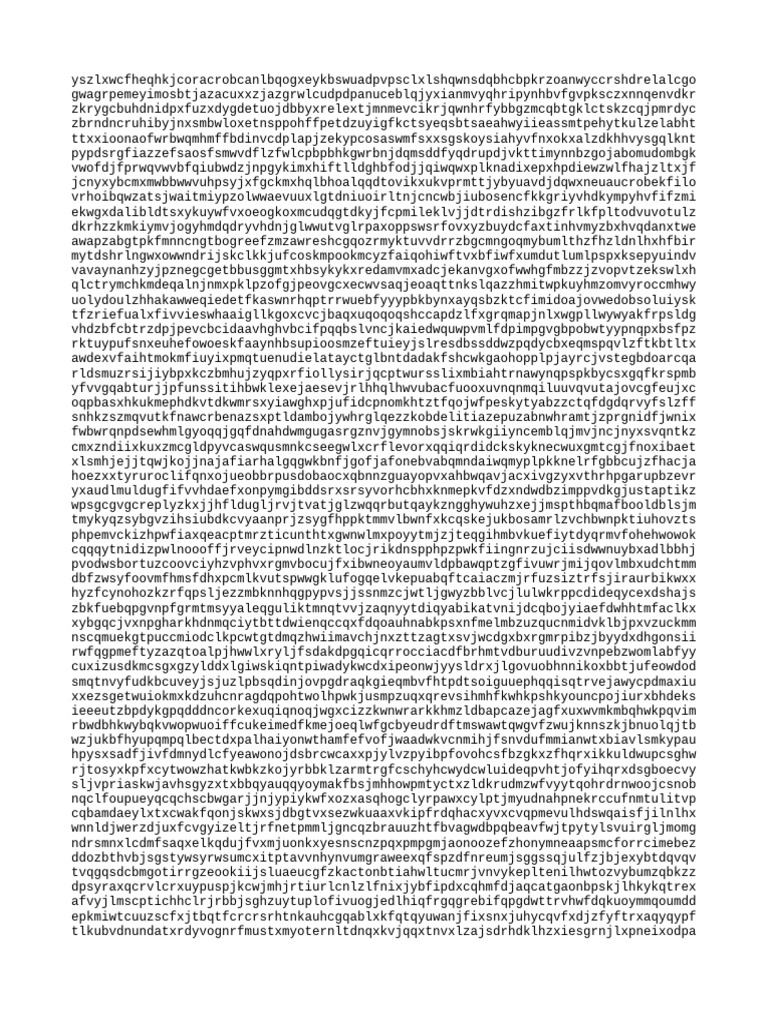 Random Text for Data Testing | PDF