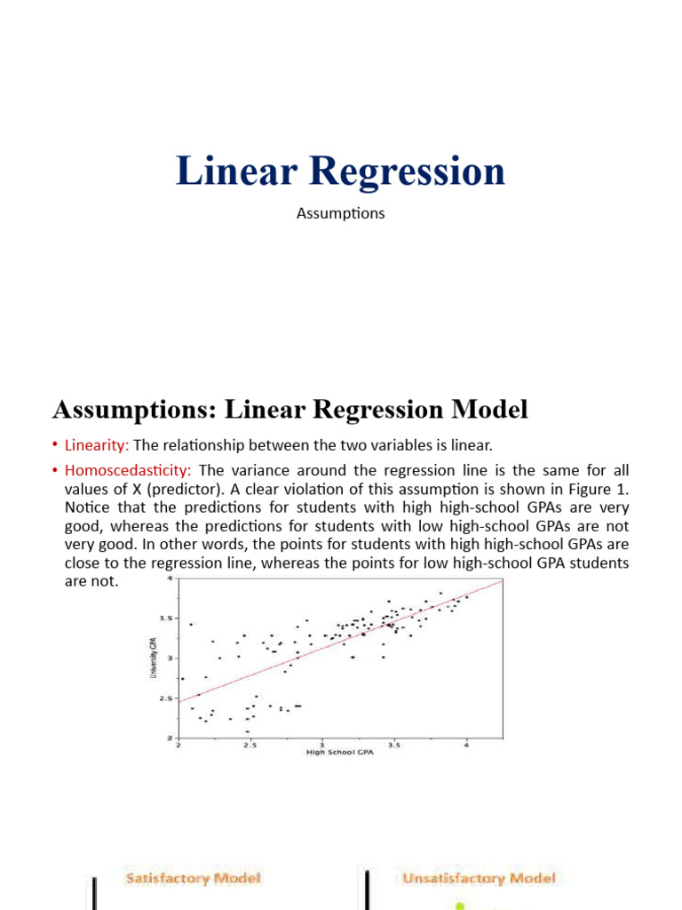 3-Linear Regreesion-Assumptions | PDF | Multicollinearity | Regression Analysis