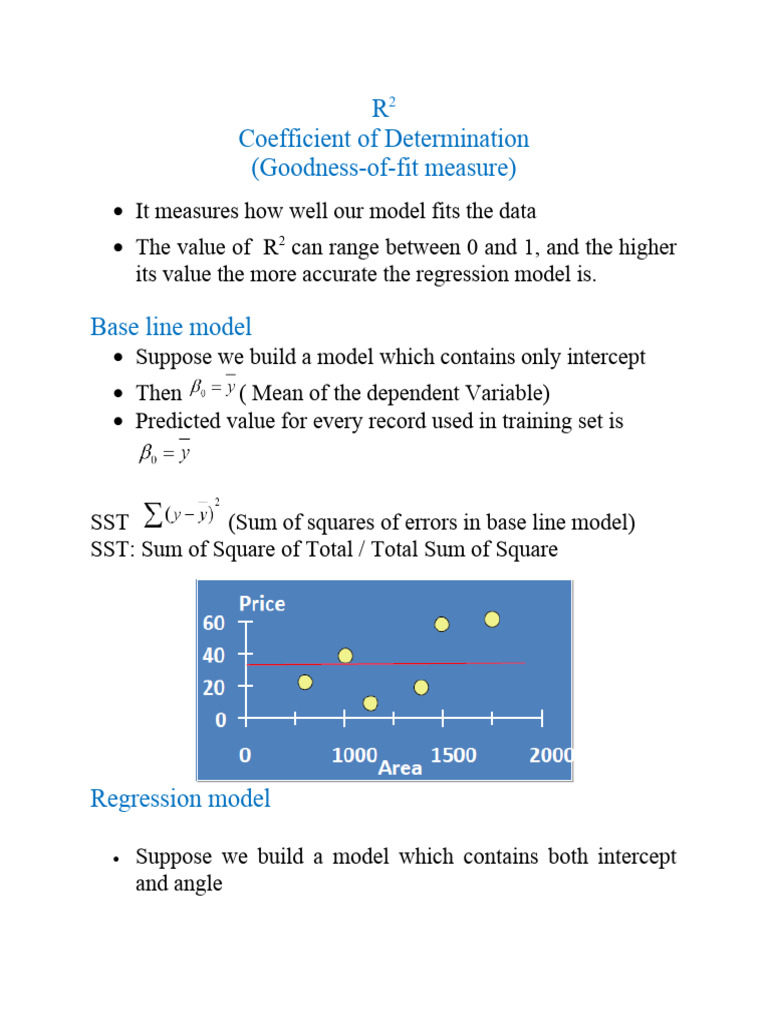 5-LR Doc - R Sqared-Bias-Variance-Ridg-Lasso | PDF | Coefficient Of Determination | Linear ...