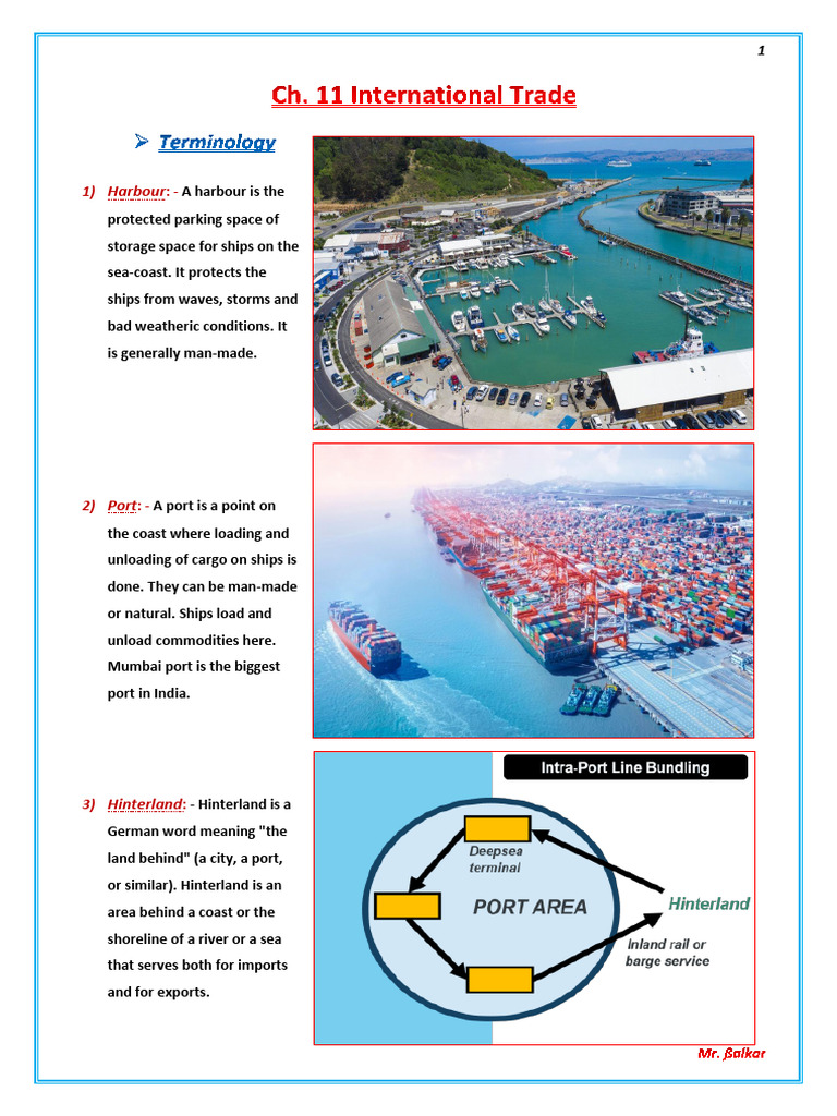 India's International Trade Overview | PDF | Port | Economies