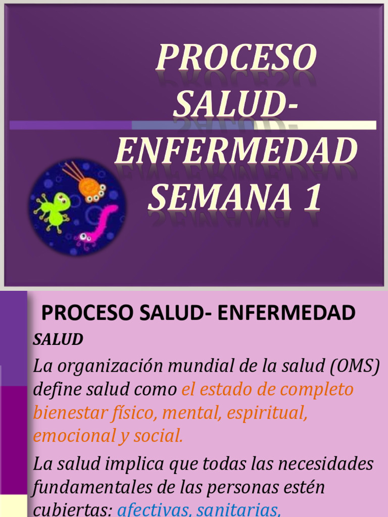 Proceso de Salud Enfermedad | PDF | Infección | Patógeno