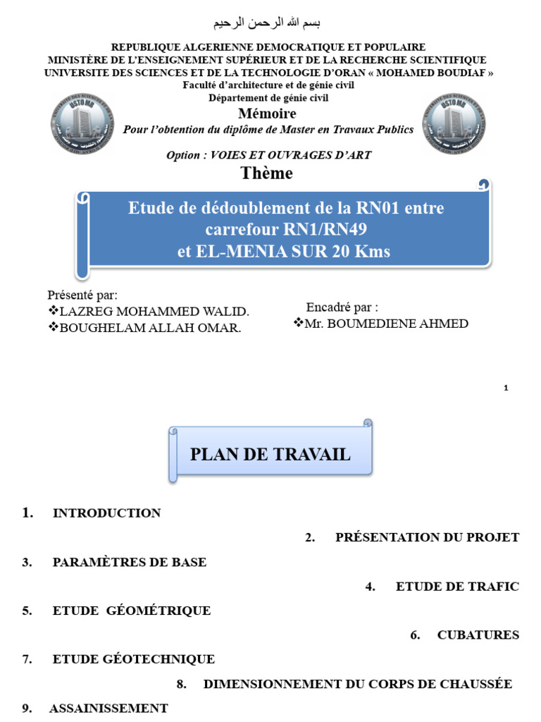 PFE Walid | PDF | Ingénierie civile