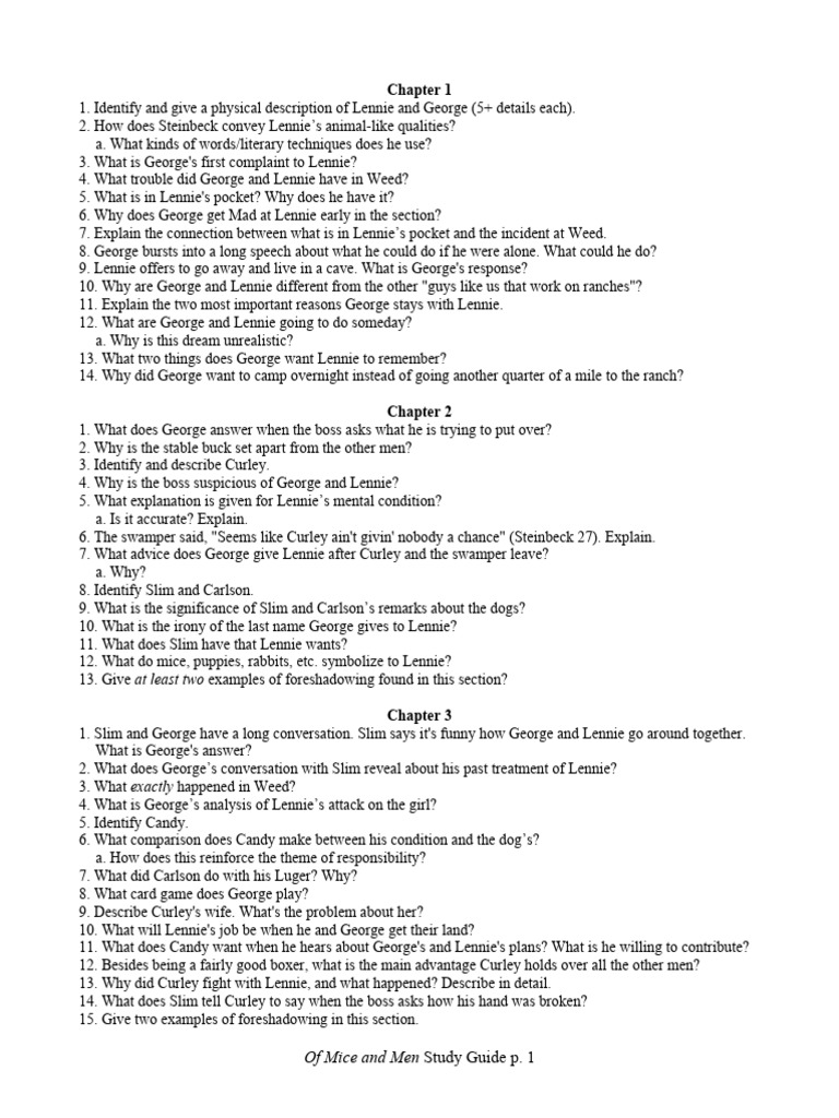 OMAM Study Guide | PDF