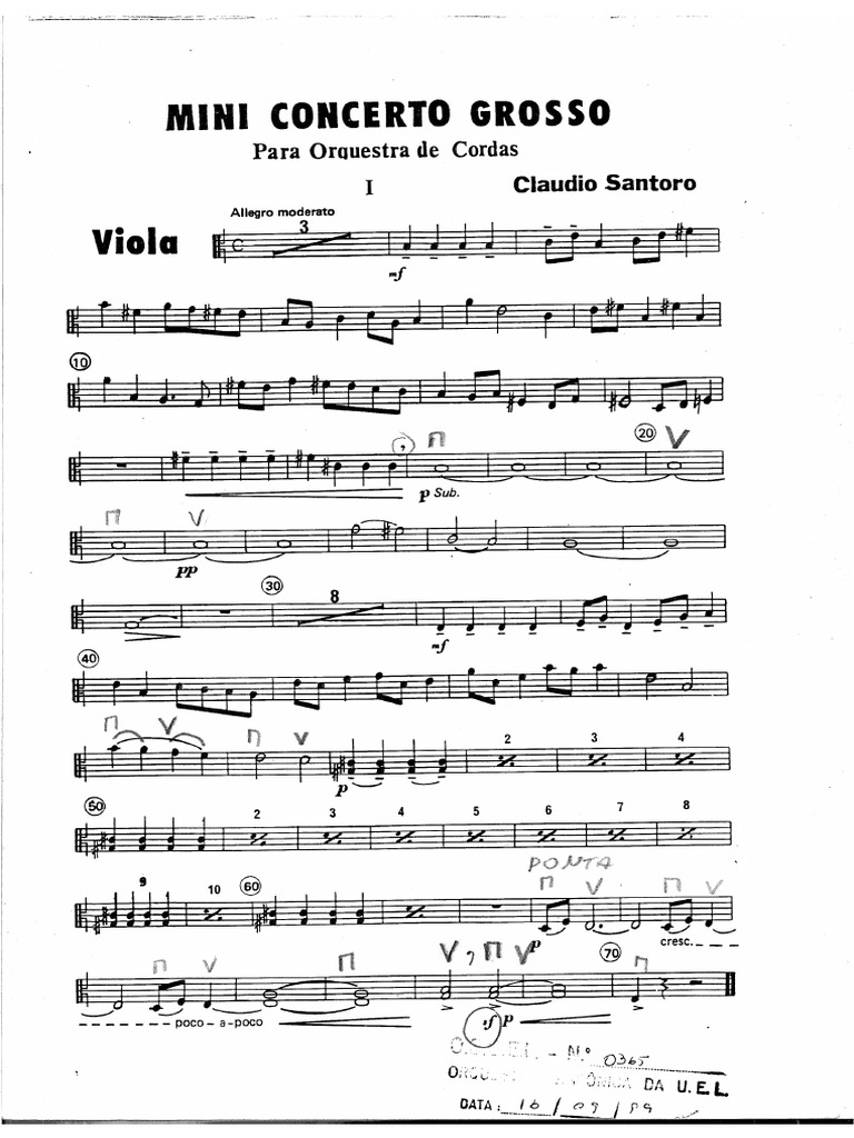 Mini Concerto Grosso - Viola | PDF