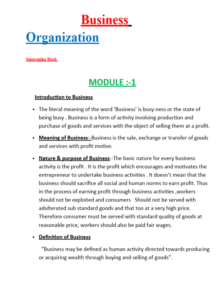 Introduction to Business Concepts | PDF | Sole Proprietorship | Partnership