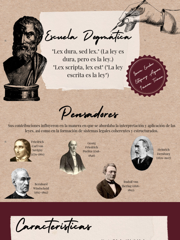 Escuela Dogmática: Leyes y Críticas | PDF