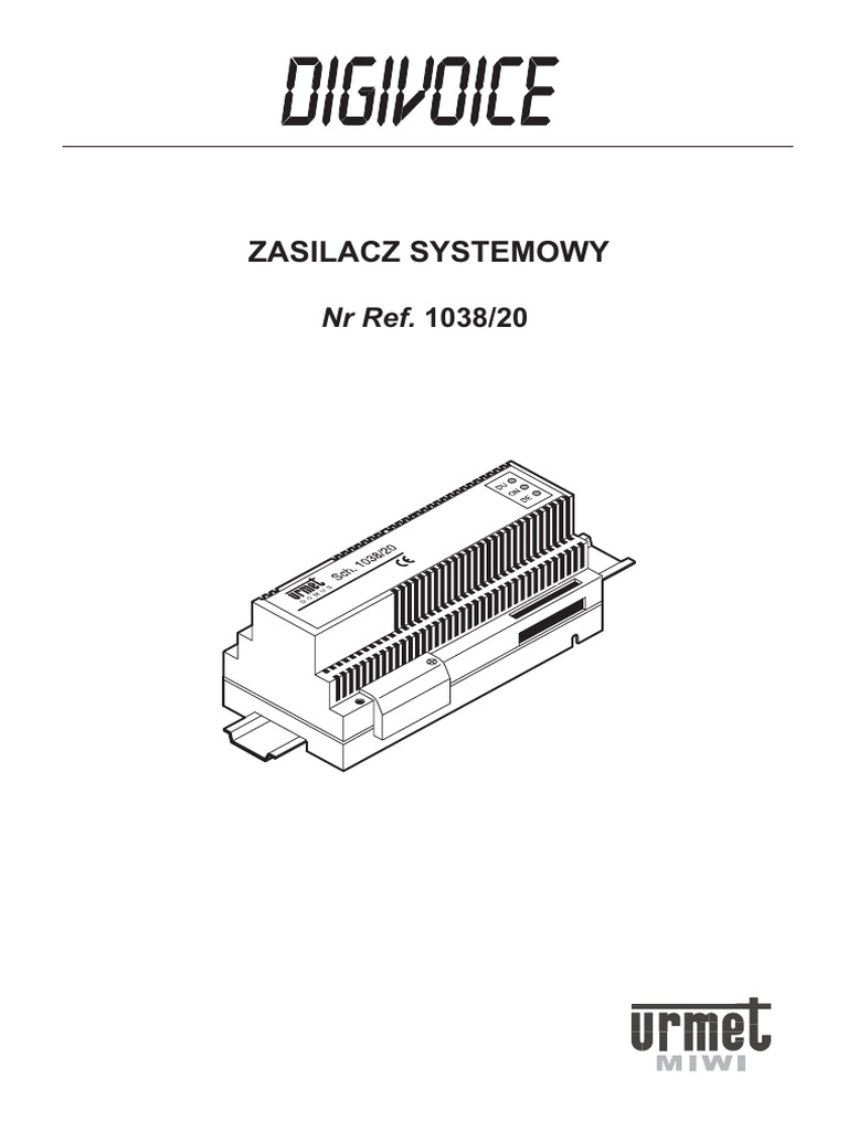 1038 20 Instrukcja | PDF