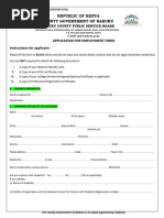 KUTRRH Job Application Form Short Term Contract-1 | PDF | Bachelor's ...