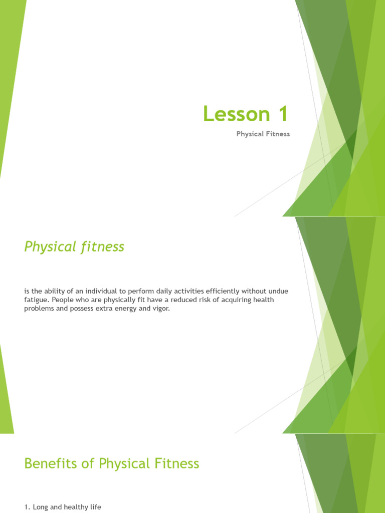 Lesson 1 (PE and Health) | PDF | Alternative Medicine | Physical Fitness