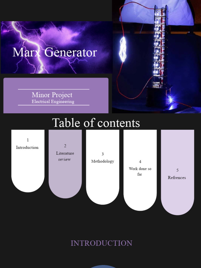 High Voltage Marx Generator Project | PDF | Electric Generator | Voltage