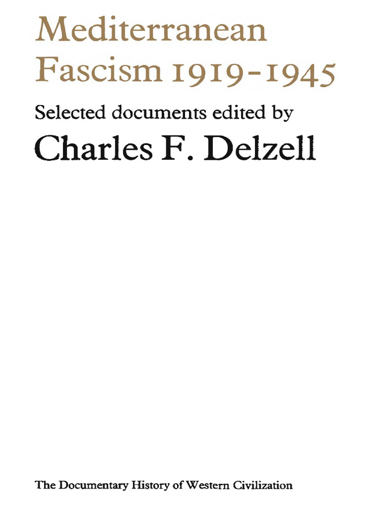 Mediterranean Fascism 1919-1945 (PDFDrive) | PDF | Benito Mussolini ...