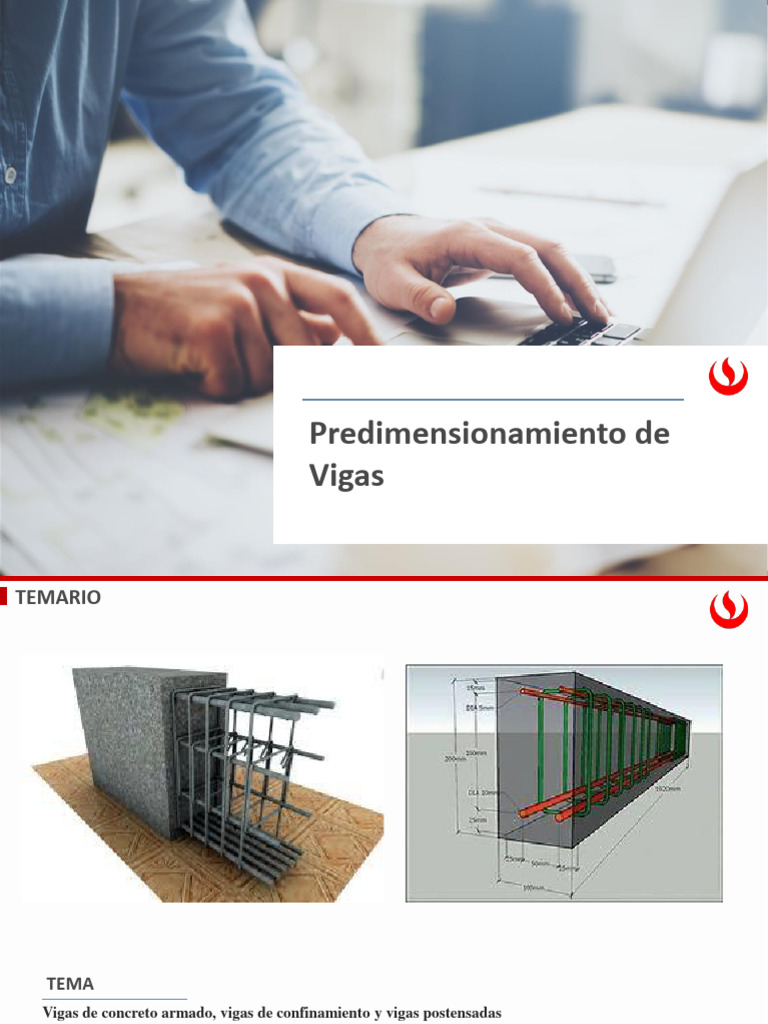 Predimensionamiento de Modelacion Estructural | PDF | Hormigón | Viga ...