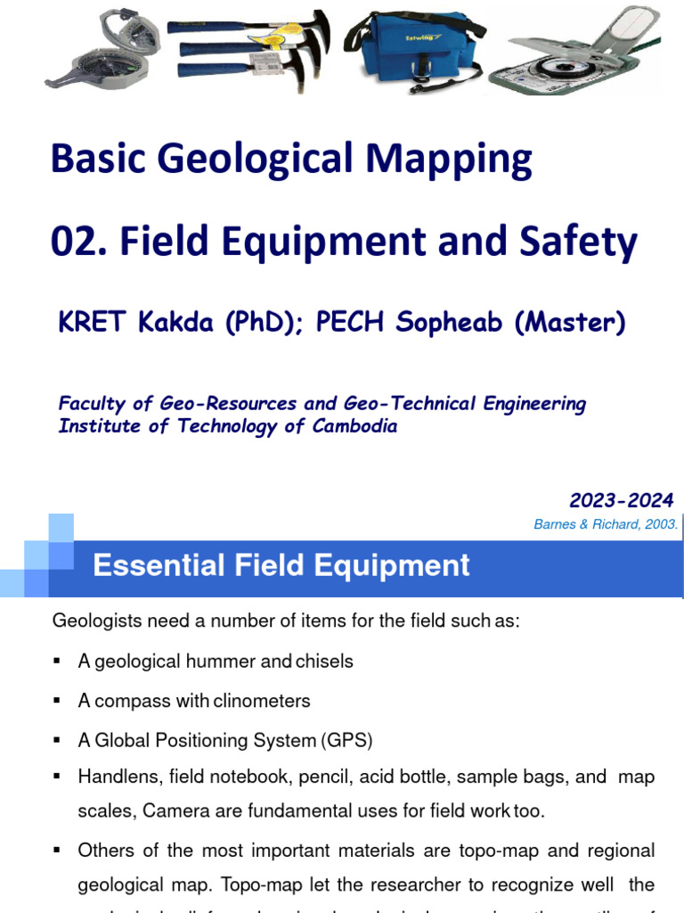Essential Geology Field Equipment Guide | PDF