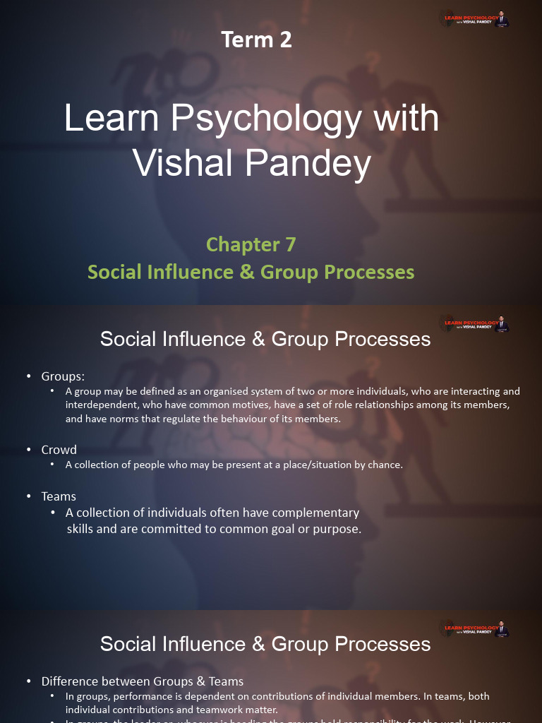 12th Chapter 7 | PDF | Group Cohesiveness | Motivation