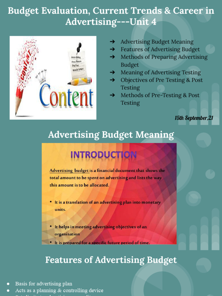 For Students-Advertising - Unit 4 - 2021 | PDF | Advertising | Mass Media