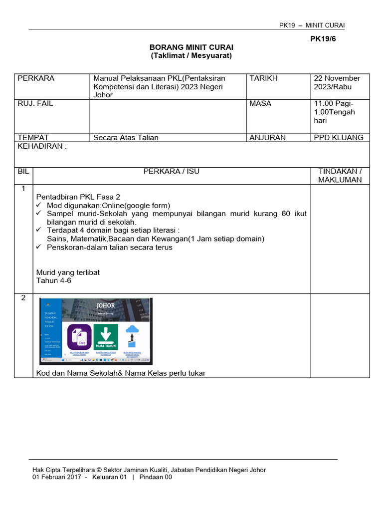 Minit Curai Kbat | PDF