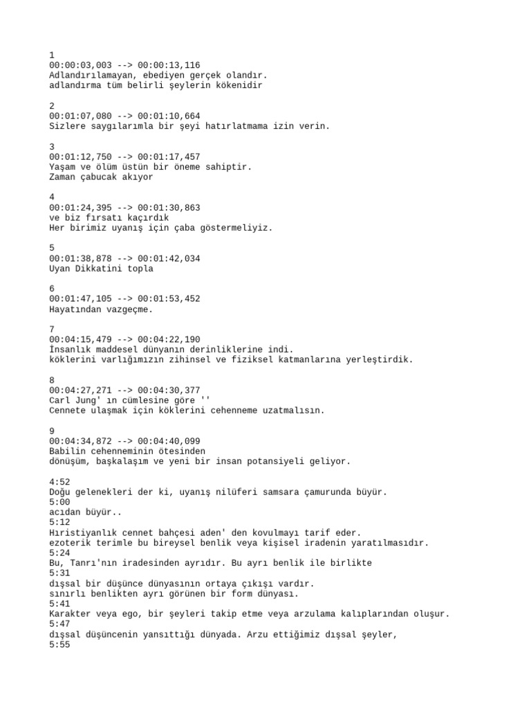 Samadhi Yedek. | PDF