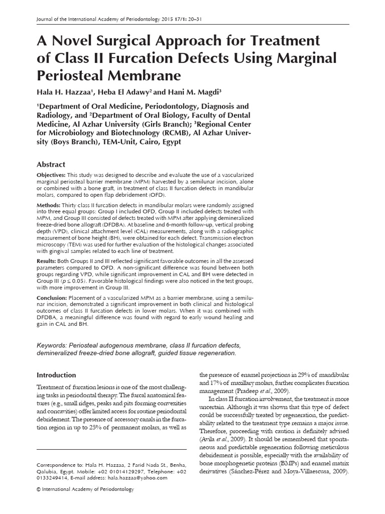 JIAP January 2015 - A Novel Surgical Approach For Treatment of Class II ...