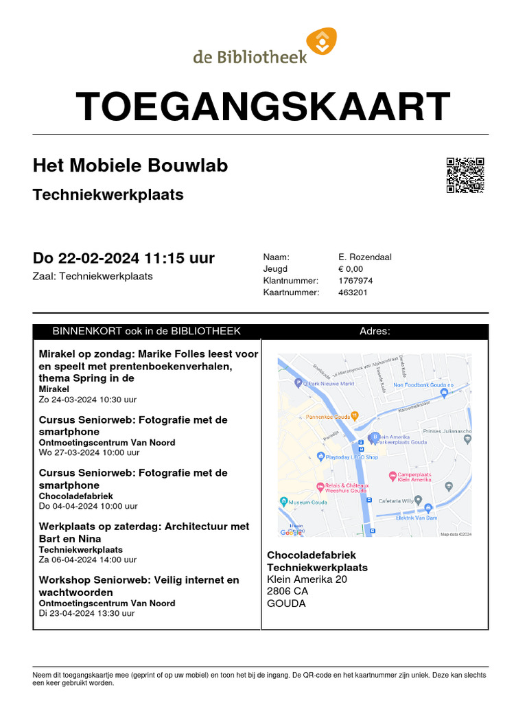 Toegangskaart: Het Mobiele Bouwlab | PDF
